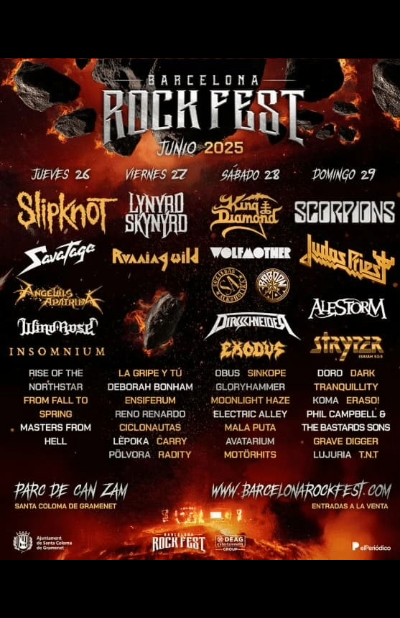 HORARIOS DEL ROCK FEST – BAD MUSIC RADIO